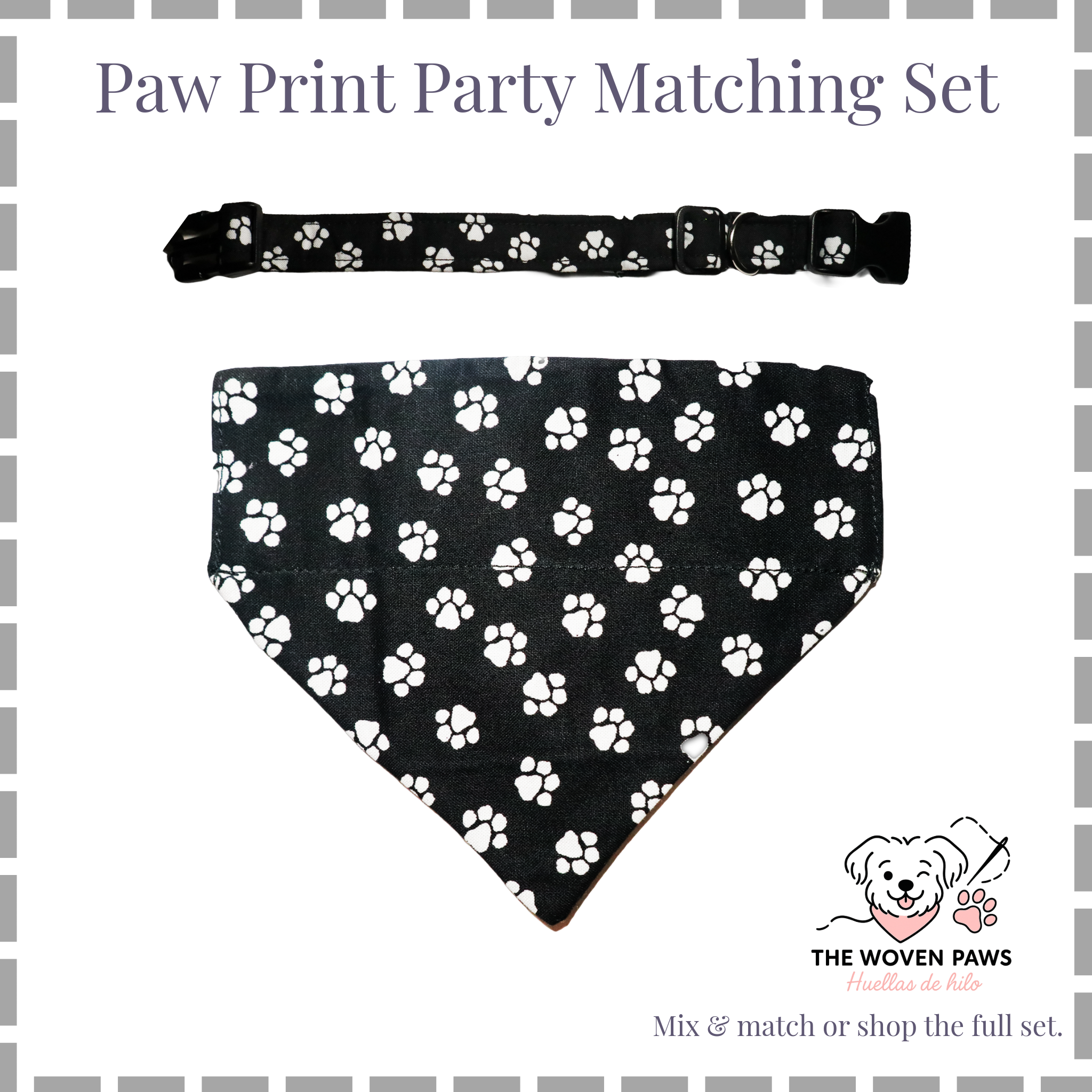 Paw Print Party Collection – The Woven Paws